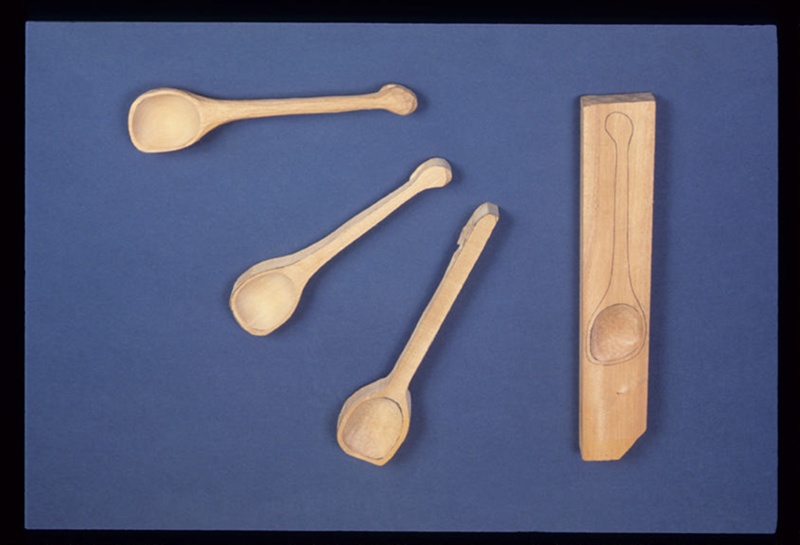 Steps in spoon making; Westermann, Hans; 1040005 | eHive