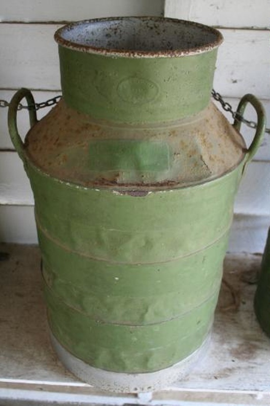 Milk Can, iron, 10 gallon, made by John A. Eastburn, Kiama; John A ...