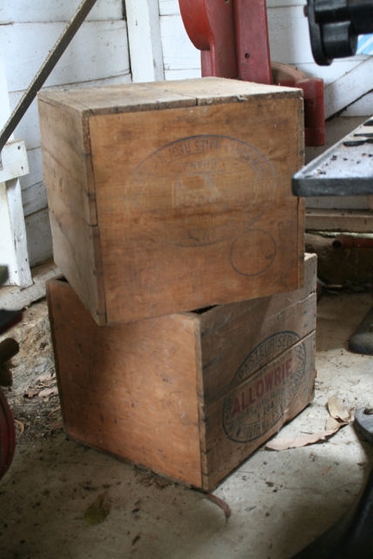 Butter Box, "Allowrie" brand, wood, 56 lbs. | eHive