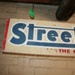 Sign, Street’s Ice Cream Shop Sign, painted wood, used by the Street’s ...