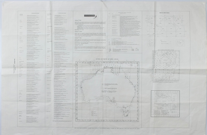Australian Index of Nautical Charts Northern Portion; Hydrographic ...