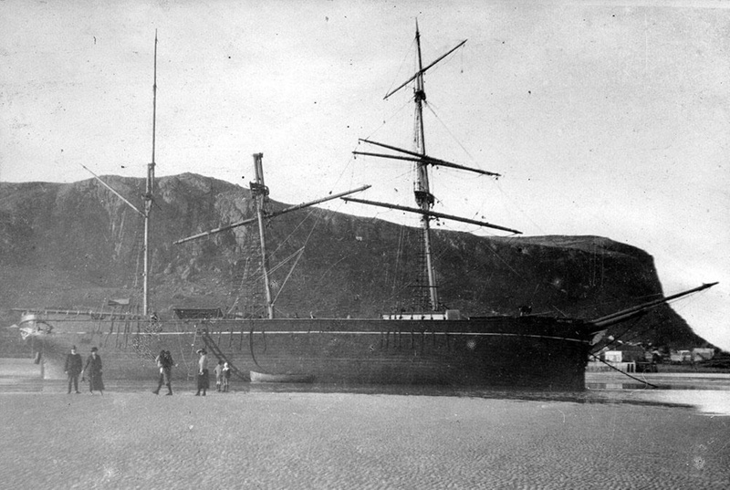 Wreck of the barque WILD WAVE; 1923; P_OM_D_68a | eHive
