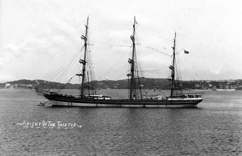 Full rigged ship KNIGHT O'THE THISTLE; P_OM_C_16e | eHive