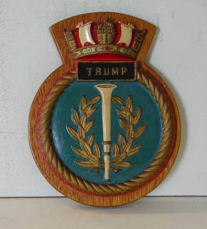 HMS Trump - crest; A_2005-019 | eHive
