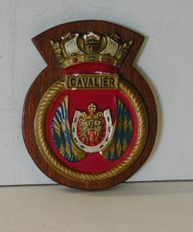 HMS Cavalier - crest; A_2005-027 | eHive