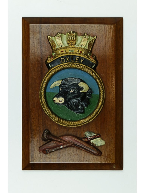 HMAS Oxley - crest; A_2005-024 | eHive