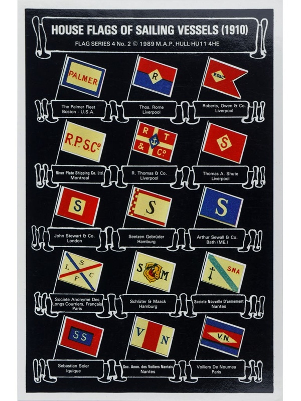 House Flags of Sailing Vessels (1910); A_2019-009 | eHive