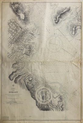 British Admiralty Chart No. 105 Hobart Port; D_2020-007 | eHive
