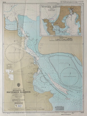 British Admiralty Chart No. 3531 Entrance to Macquarie Harbour ; D_2019 ...