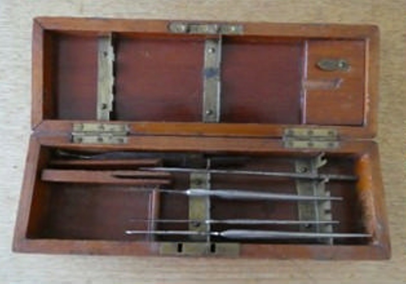 Mahogany Cased Steel Surgical Instrument Set; A_2024-102 | eHive