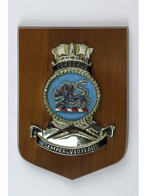 HMAS Cerberus - crest; A_2022-119 | eHive