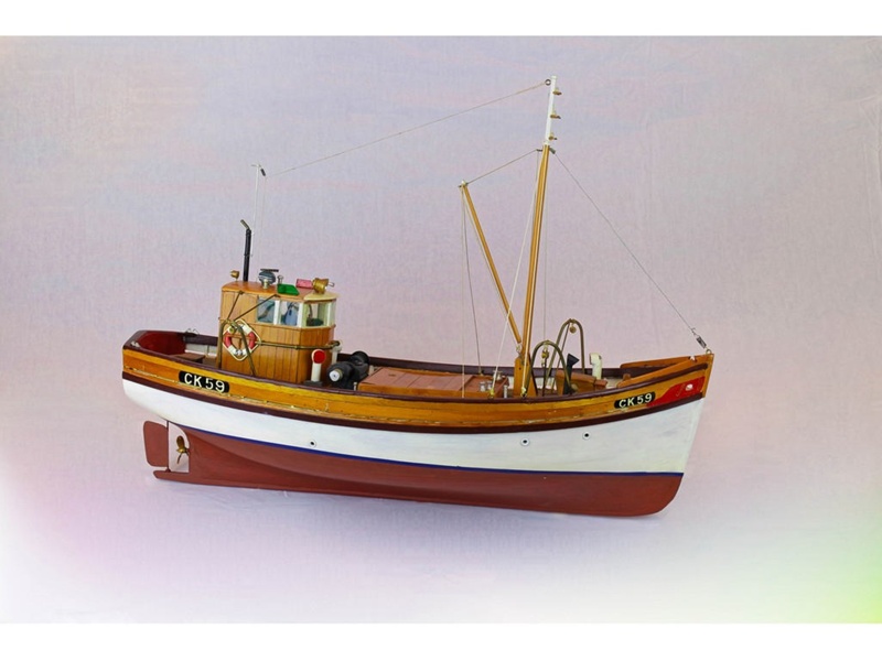 Fisher Girl (fishing boat) - full hull model; Webb, BD; A_1984-322 | eHive