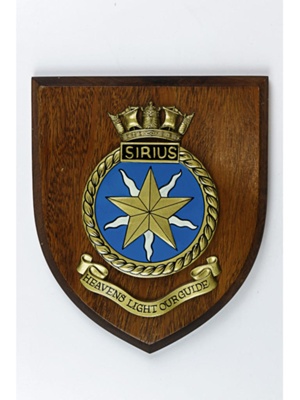 HMS Sirius - crest; A_2005-045 | eHive