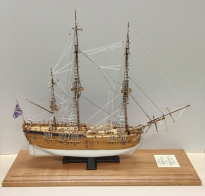 HMS Adventure - rigged full hull model; Summers, Ian; 2022; A_2022-110 ...