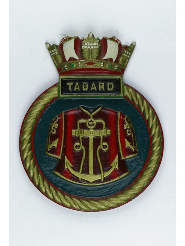 HMS Tabard - Naval Ship's Badge; A_1984-594 | eHive