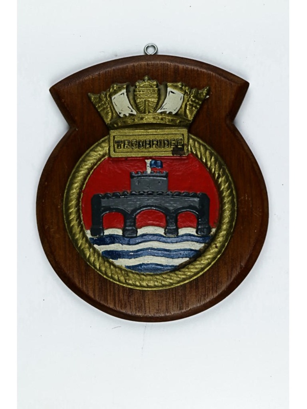 HMS Troubridge - Naval Ship's Badge; A_1984-597 | eHive