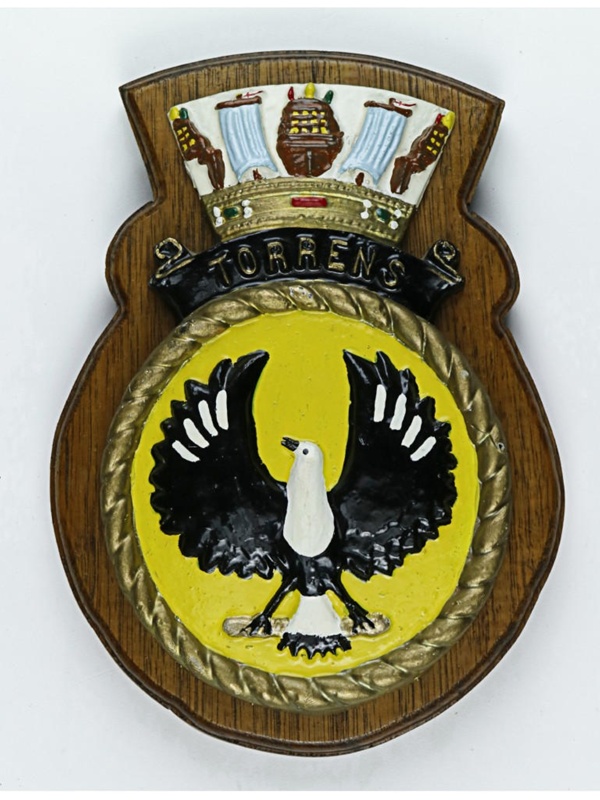 HMAS Torrens - crest; A_1984-593 | eHive