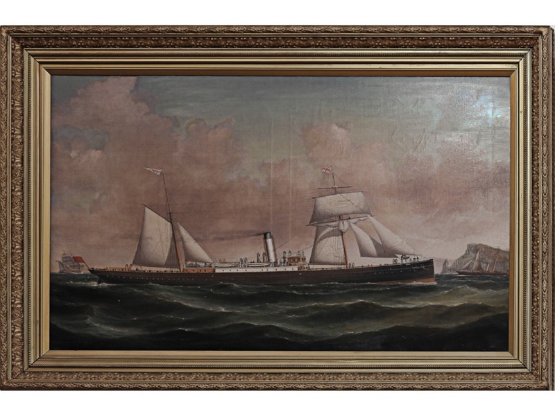 S.S Oonah underway off the west coast of Scotland by Samuel Holburn ...