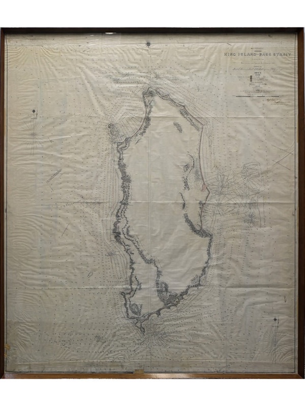 King island - Bass Strait Chart ; Stanley, HJ (Staff Commander); 1872-3 ...