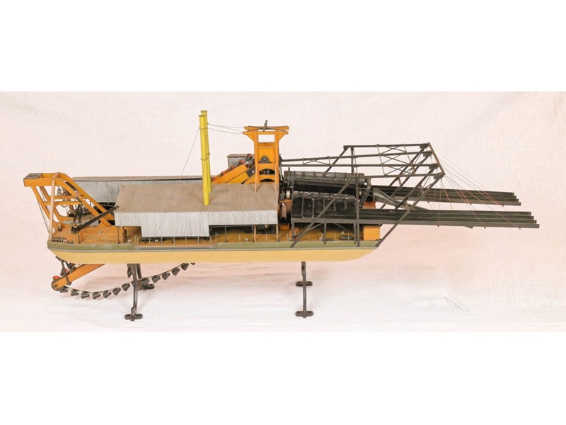 Tongkah Harbour Tin Dredge - full hull model; A_2020-018 | eHive