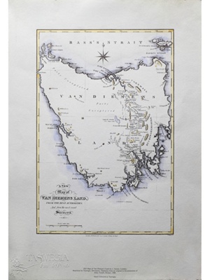 Map of Van Diemen's Land 1825; D_1993-085 | eHive