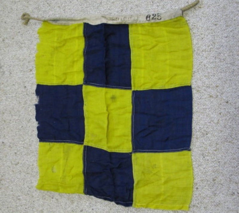 Royal Navy Code 5 (Signal flag); A_2010-086 | eHive
