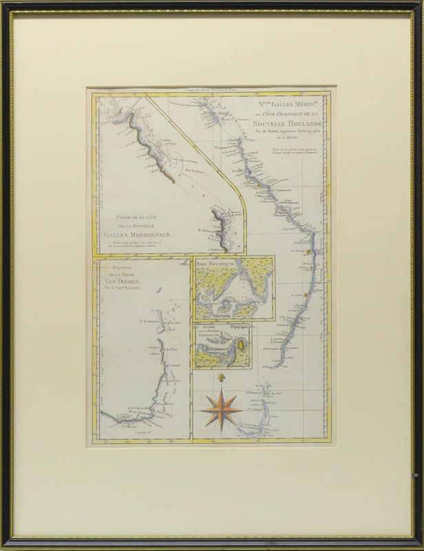 Nlle Galles Mérid le ou Côte Orientale de la Nouvelle Hollande (map ...