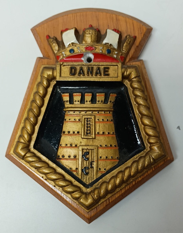 HMS Danae - Naval Ship's Badge; A_2025-068 | eHive