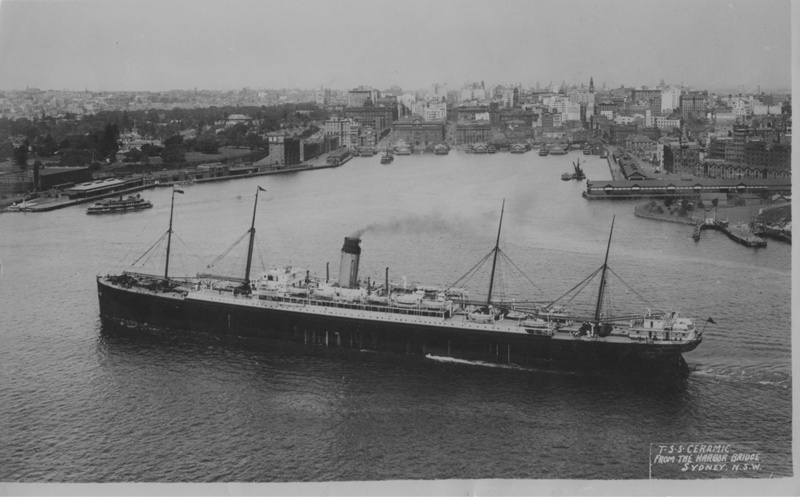 SS CERAMIC off Circular Quay, Sydney ; P_2014-1750 | eHive