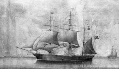 Photograph of painting of barque HELEN ; Craike, John; P_CR_50605 | eHive