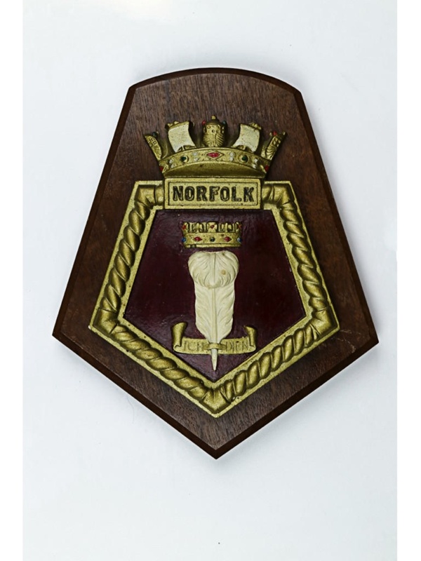 HMS Norfolk - crest; A_2005-032 | eHive