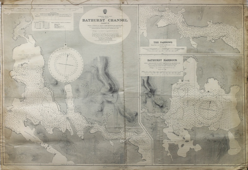 British Admiralty Chart No. 3411 Bathurst Channel (Sheet 2); D_2020-006 ...