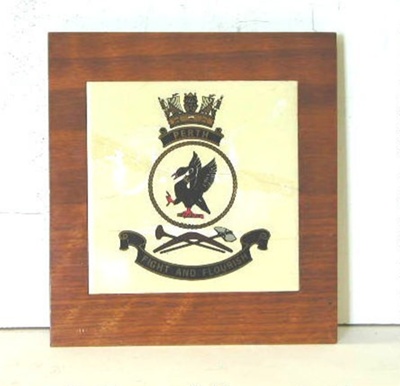 HMAS Perth - plaque with ship's crest; A_2005-014 | eHive
