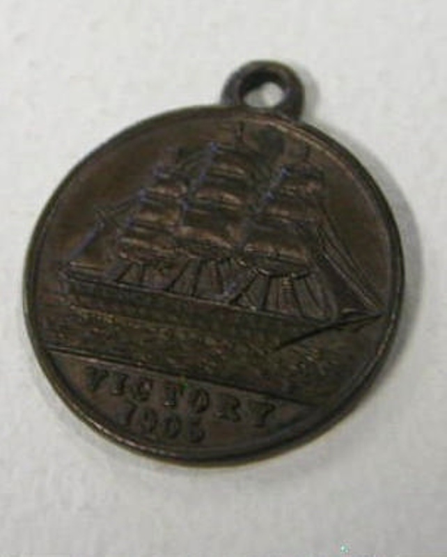 HMS Victory medalet, 1905; A_1984-374 | eHive