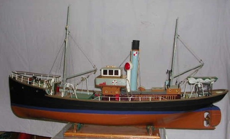 Nevawos, armed trawler - full hull model; Webb, BD; A_1984-280 | eHive