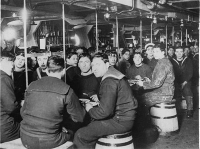 British Battleship mess deck WWI; P_2013-0106 | eHive