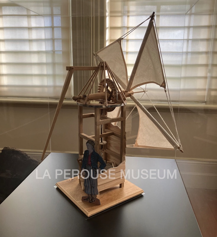Replica Miniature French 1780s Windmill after the Windmill aboard L ...