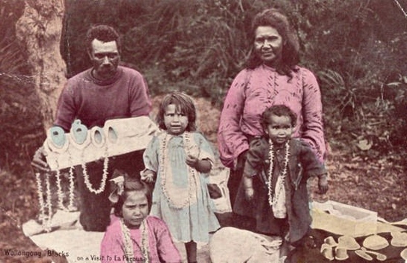 Postcard, On a visit to La Perouse; 1906; 2024.2.11 | eHive