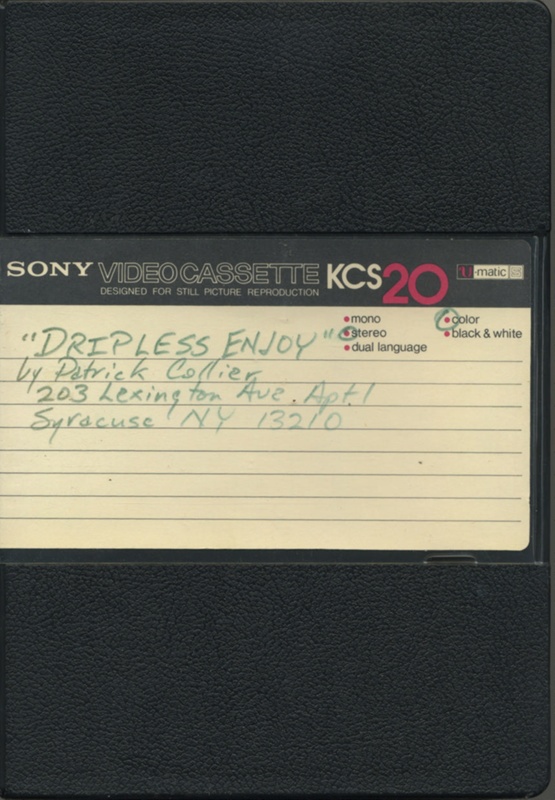 Dripless Enjoy; Patrick Collier; 2020:0002:0656 | eHive