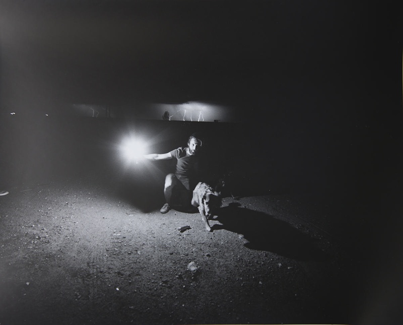 Untitled [Carl Toth and dog]; Toth, Carl; ca. 1974; 1976:0042:0006 | eHive