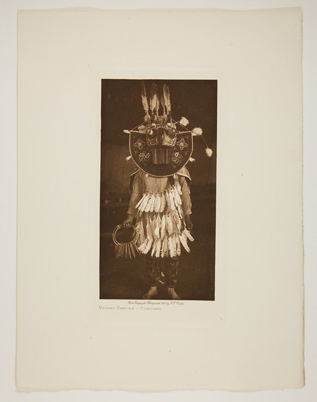 Masked Dancer - Cowichan; Curtis, Edward S.; 1912; 1983:0058:0001 | eHive