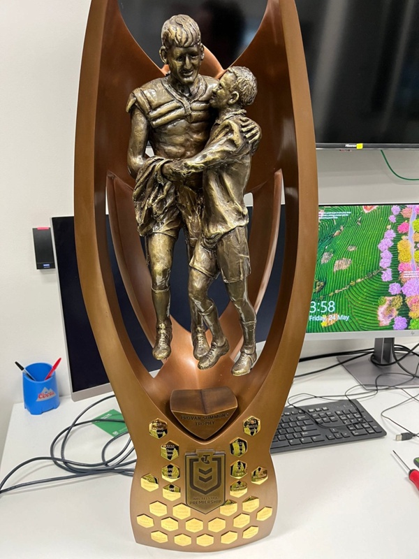 NRL Premiership Trophy, Provan Summons realistic replica Hospitality ...