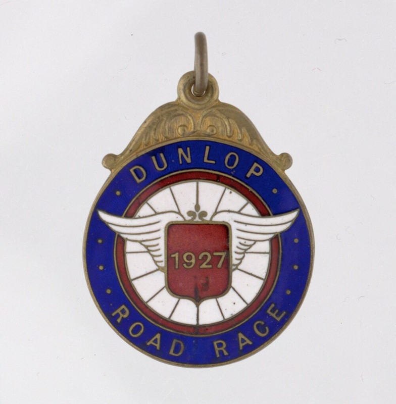 Medal, Dunlop Road Race; Angus & Coote Ltd.; 1927; 2021.24.2 | eHive