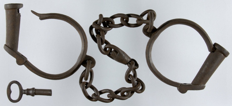 Leg Irons with Key; Hiatt and Company; 19thC; 1151 | eHive