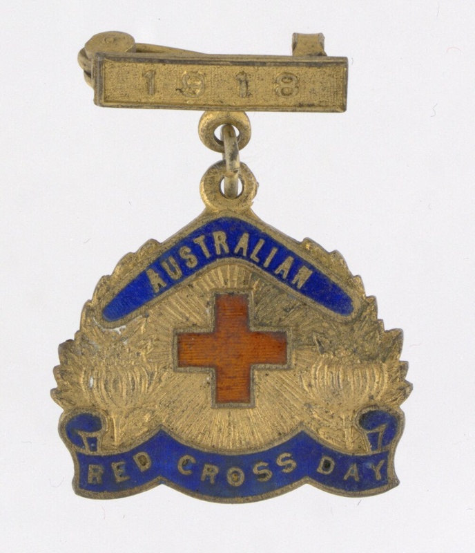 Australian Red Cross Day Badge; 1918; 2014.79 | eHive