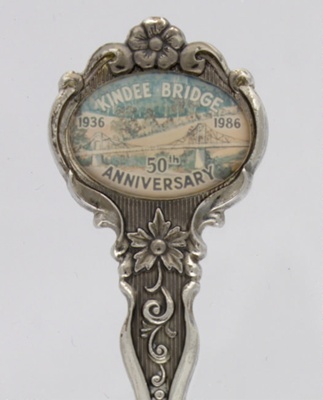 Souvenir Teaspoon, Kindee Bridge 50th Anniversary; Perfection Plate Pty ...