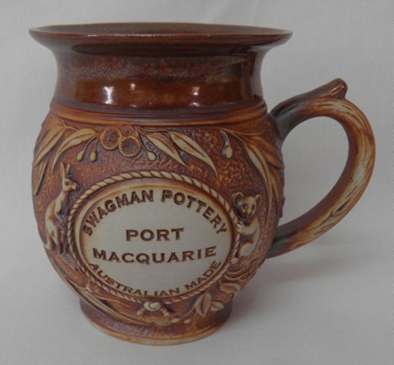 Souvenir Mug, Port Macquarie; Swagman Pottery; 1990s; 2014.56 | eHive