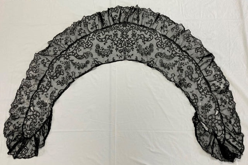 Black Lace Fichu; c1890; C217 | eHive