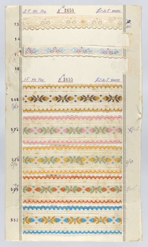 Samples, Braid Trims ; 1968; 2024.69 | eHive