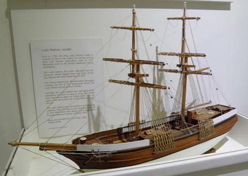 Model, HMS Lady Nelson; Ian Finkel; 1985; 24.85 | eHive